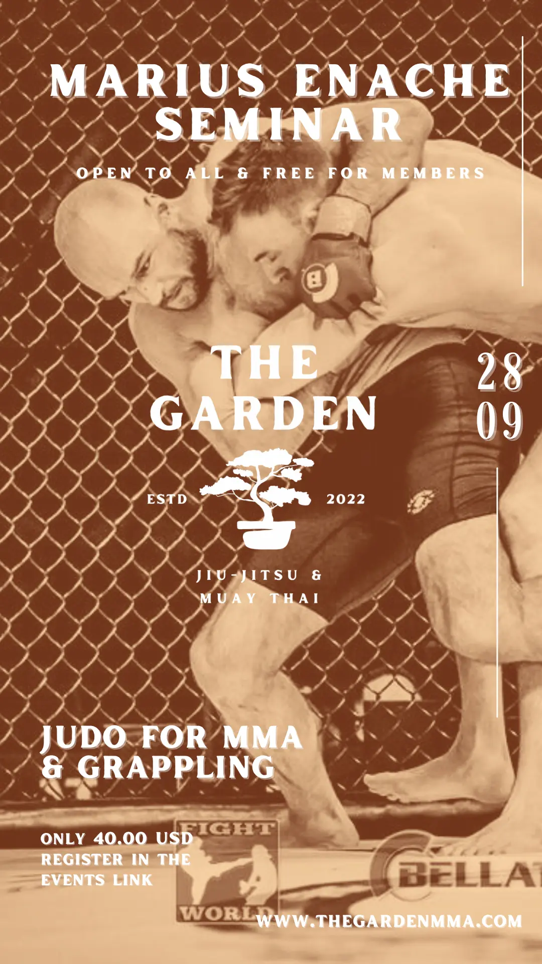 No-Gi Seminar with Marius Enache | The Garden MMA Academy
